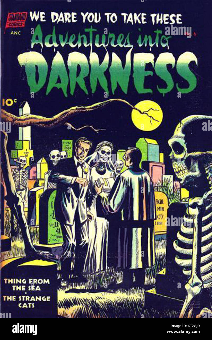 'Adventures Into Darkness' is a work from the 1960s, possibly referring ...