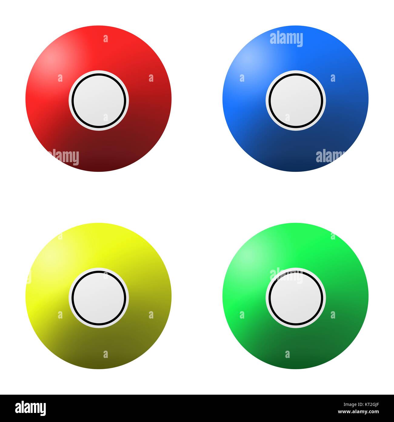 Lotto balls isolated against a white background Stock Photo - Alamy