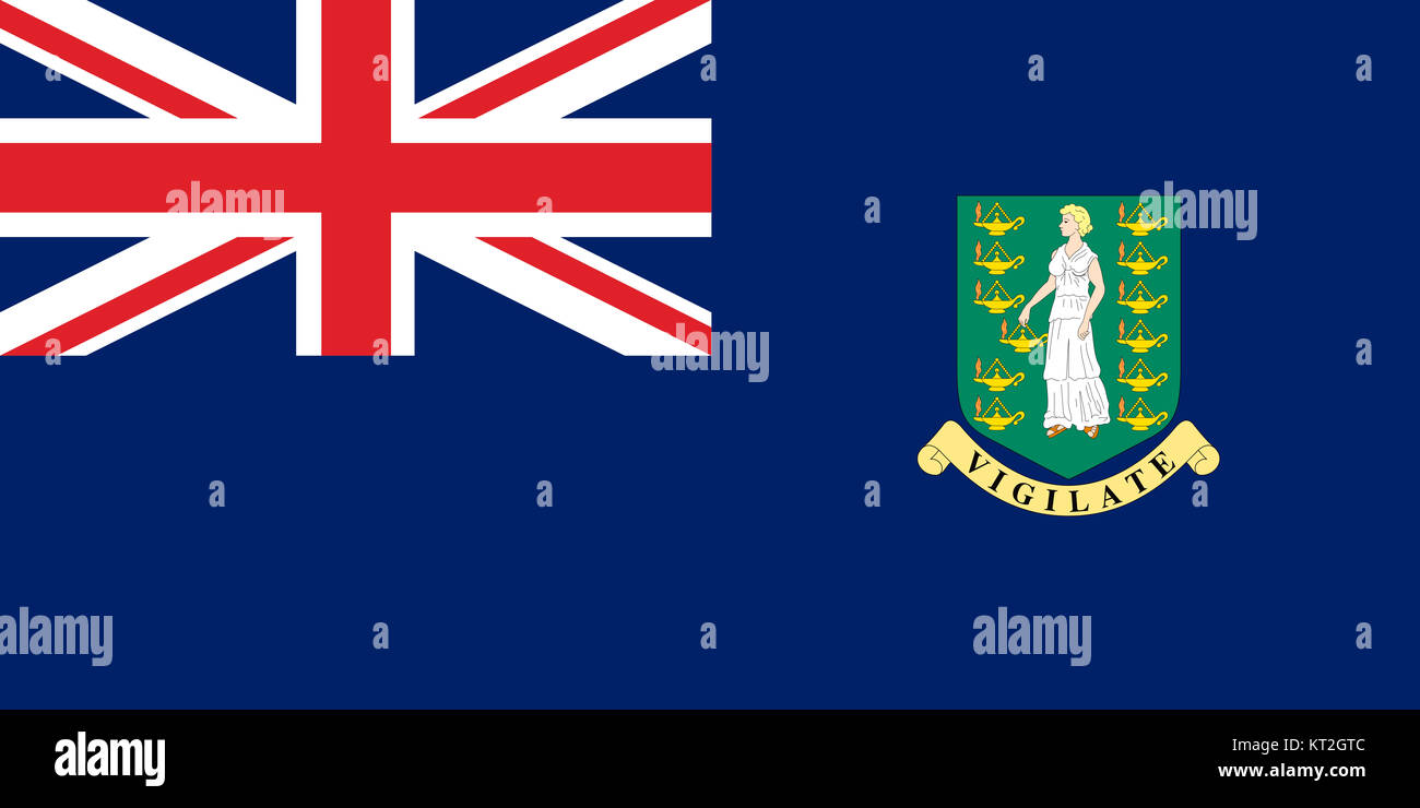 National flag of Virgin Islands Stock Photo - Alamy