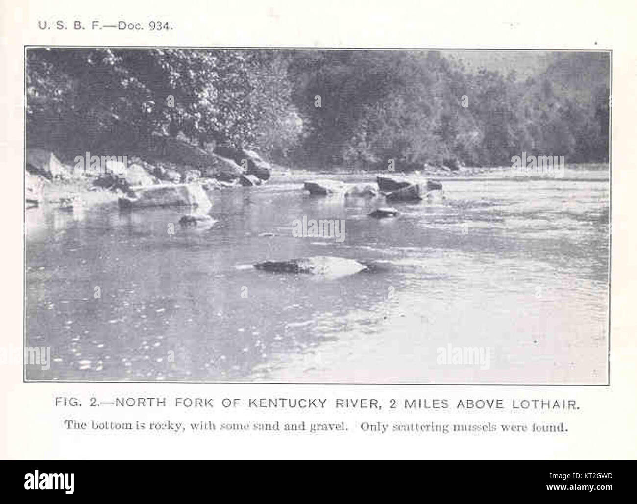 This photograph captures the North Fork of the Kentucky River, taken ...
