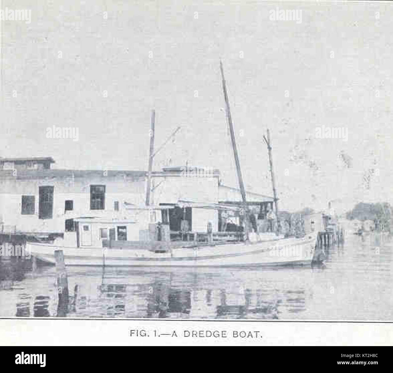 Dredge boat 35009 is an industrial vessel used for dredging and ...