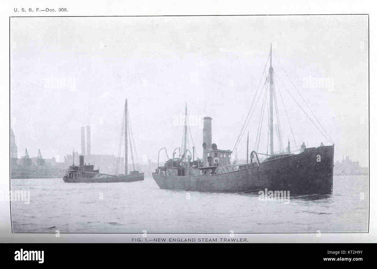 35049 New England Steam Trawler Stock Photo - Alamy