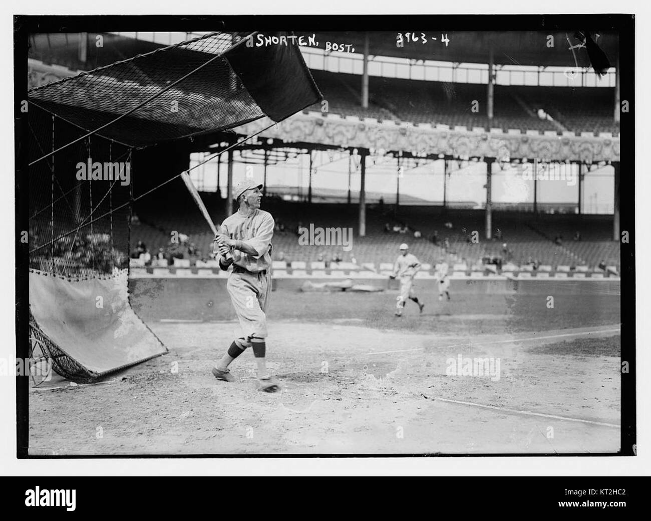 This image features Chick Shorten, a player from the Boston AL ...