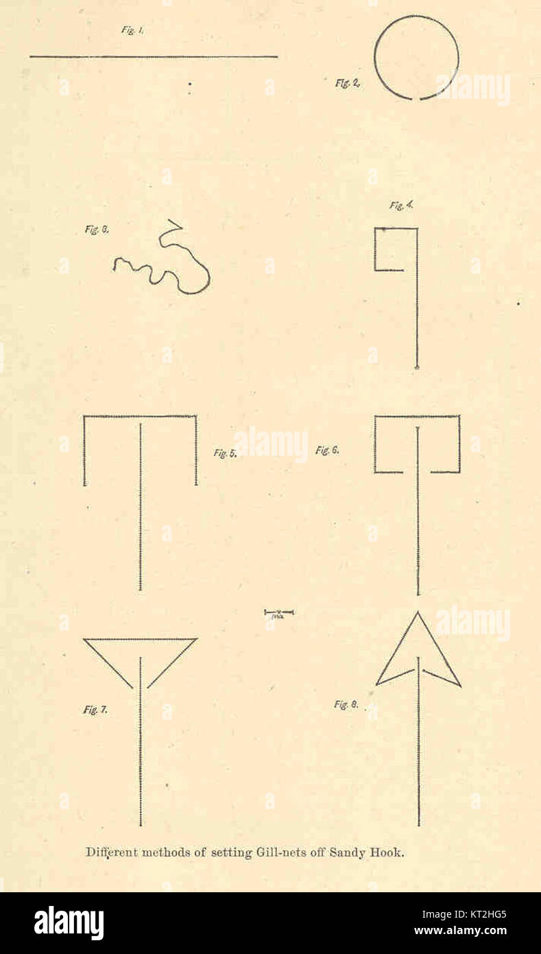 35189 Different Methods of Setting Gill-Nets Off Sandy Hook Stock Photo ...