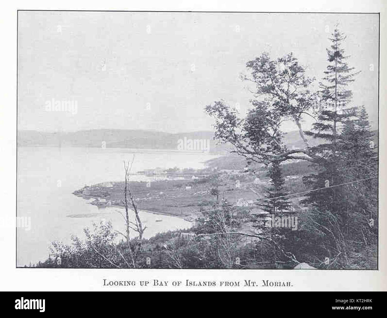 This photograph captures the view from Mount Moriah, offering a ...