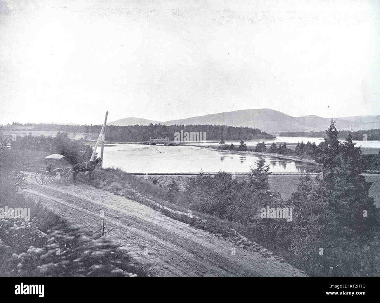35380 Where the Railway Crosses the Mabou River Stock Photo - Alamy