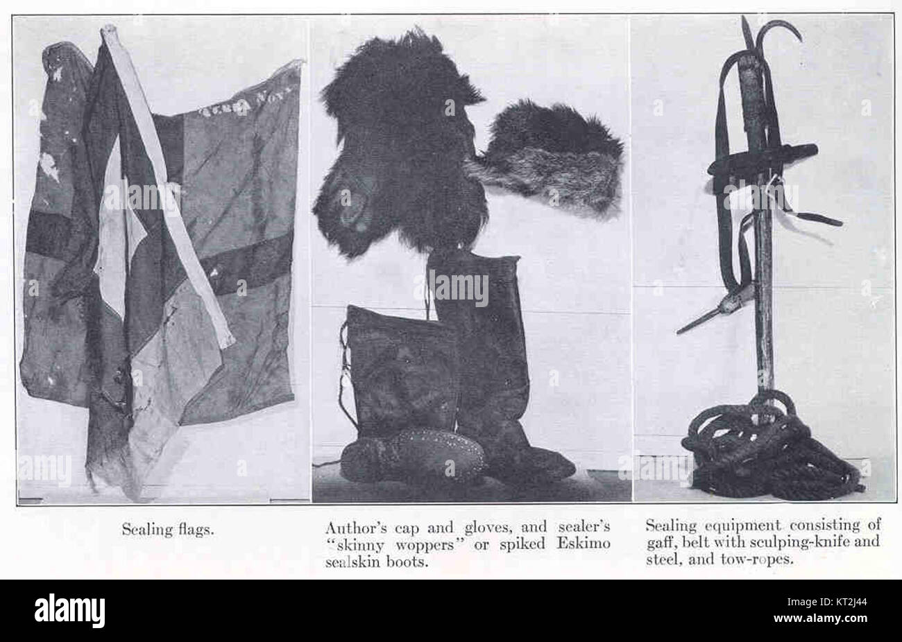 This set includes sealing flags, the author's cap and gloves, and ...