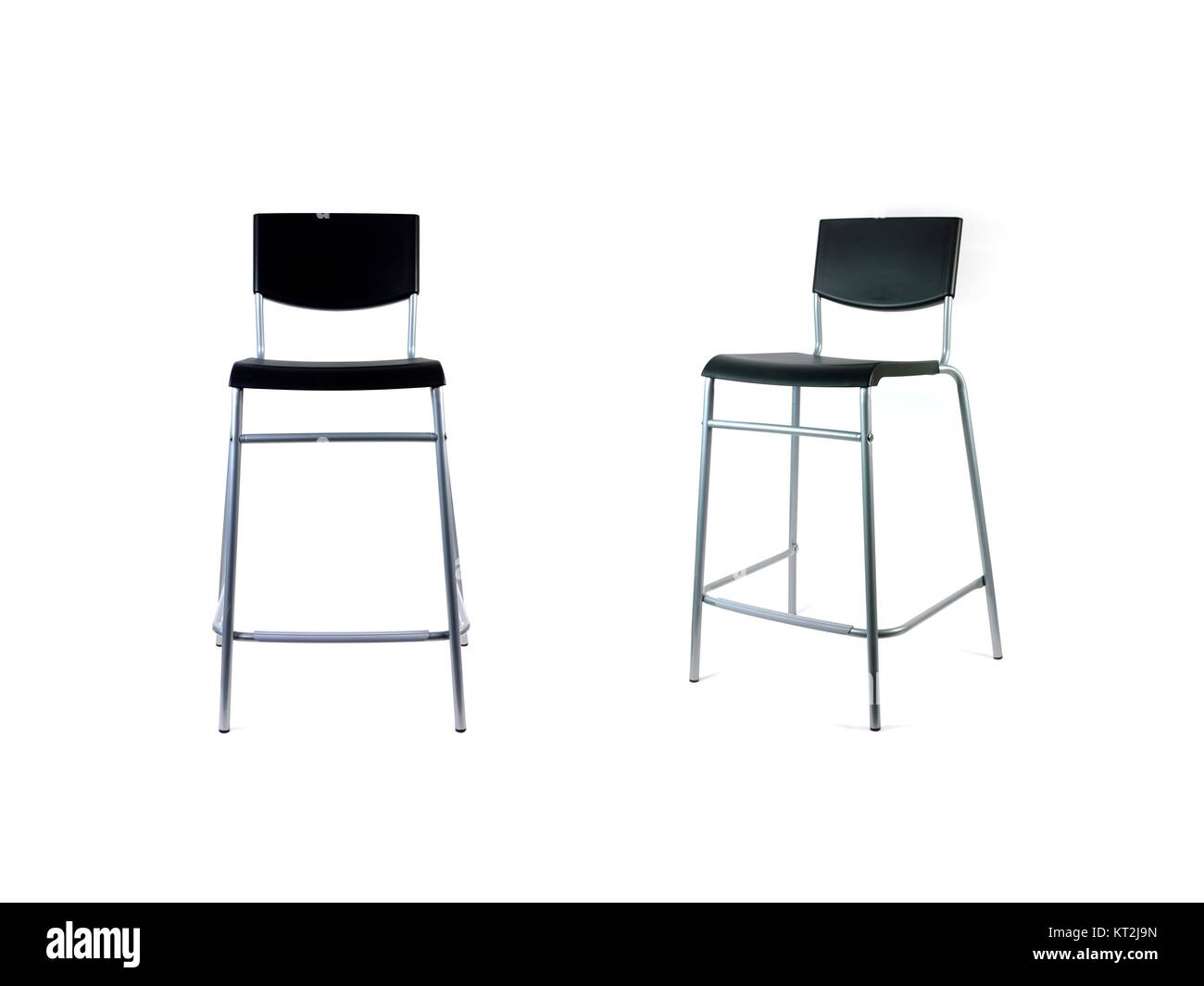 A stool isolated against a white background Stock Photo - Alamy