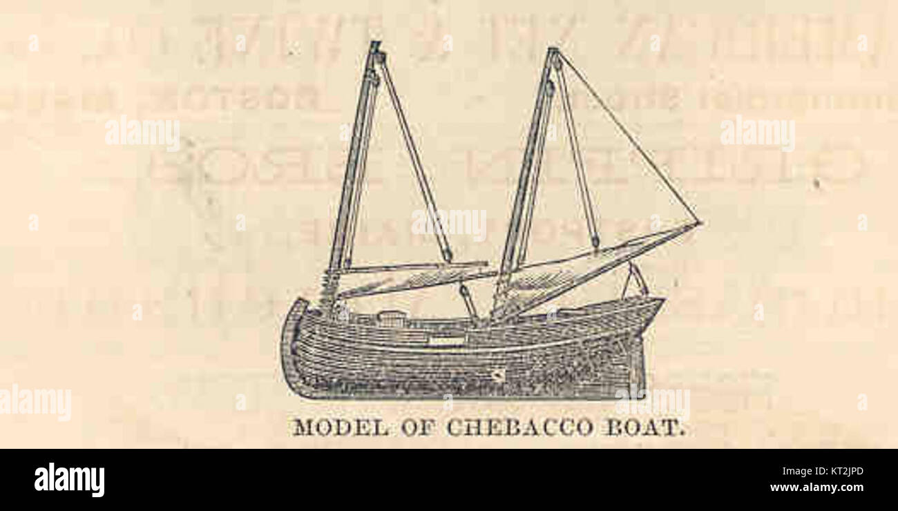 The 35886 Model represents a Chebacco Boat, a type of traditional New ...