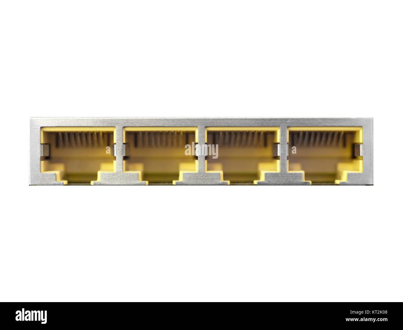 Ethernet cables isolated against a plain background Stock Photo - Alamy