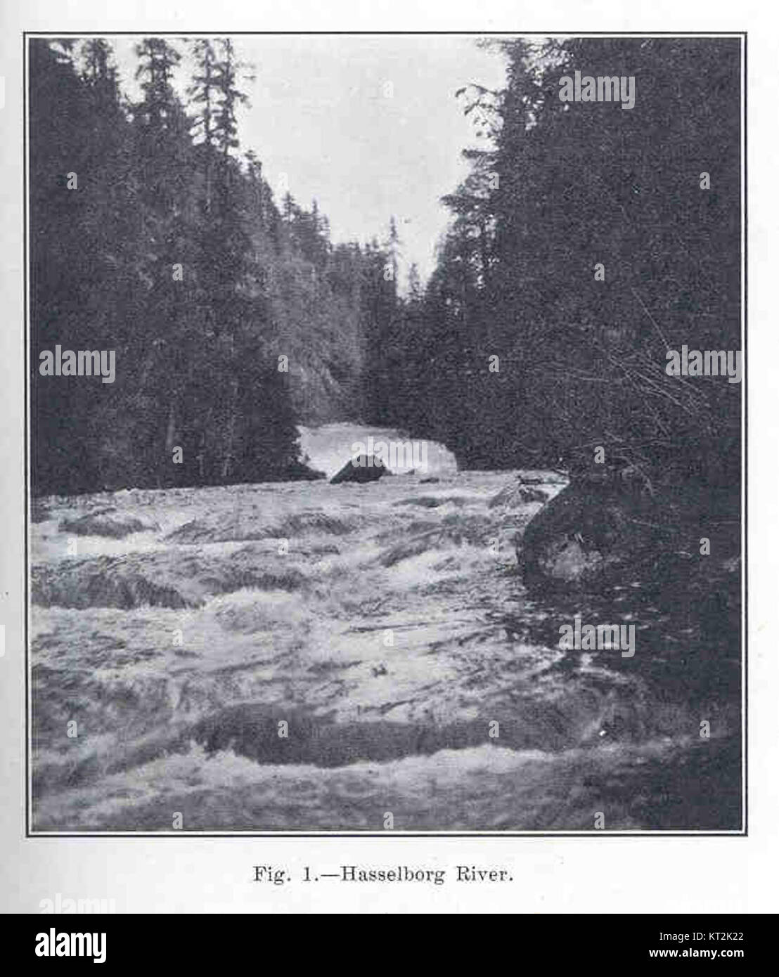 The Hasselborg River is located in a scenic area, known for its natural ...