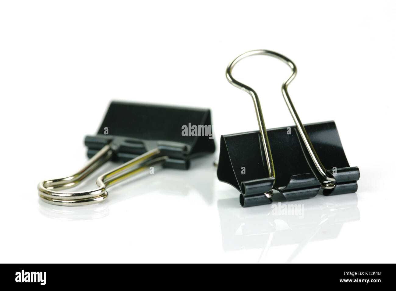 Fold Back Paper Clips Stock Photo - Alamy
