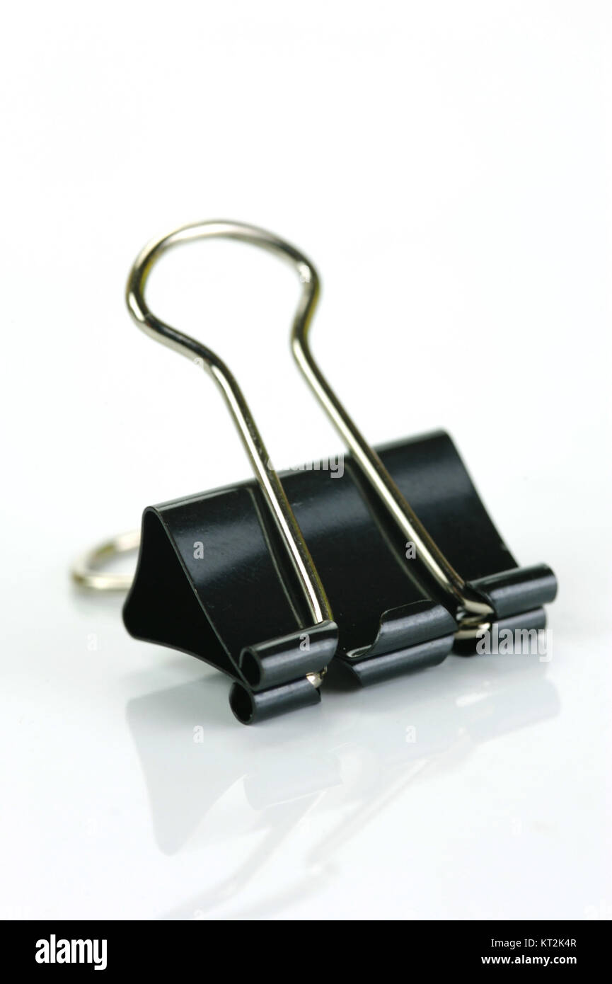 Fold Back Paper Clips Stock Photo - Alamy