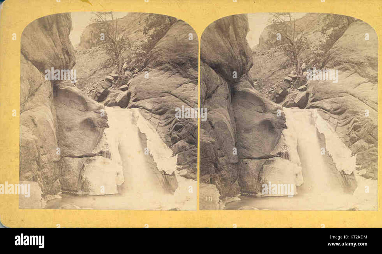 This photograph showcases Ute Pass in Colorado, with a view of the ...