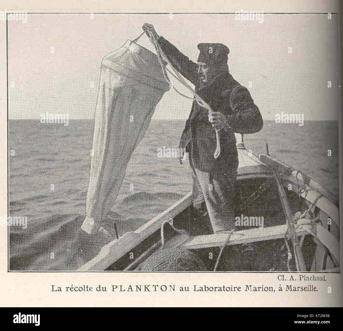 A scientific study titled *Recolte du Plankton* conducted at the Marion ...