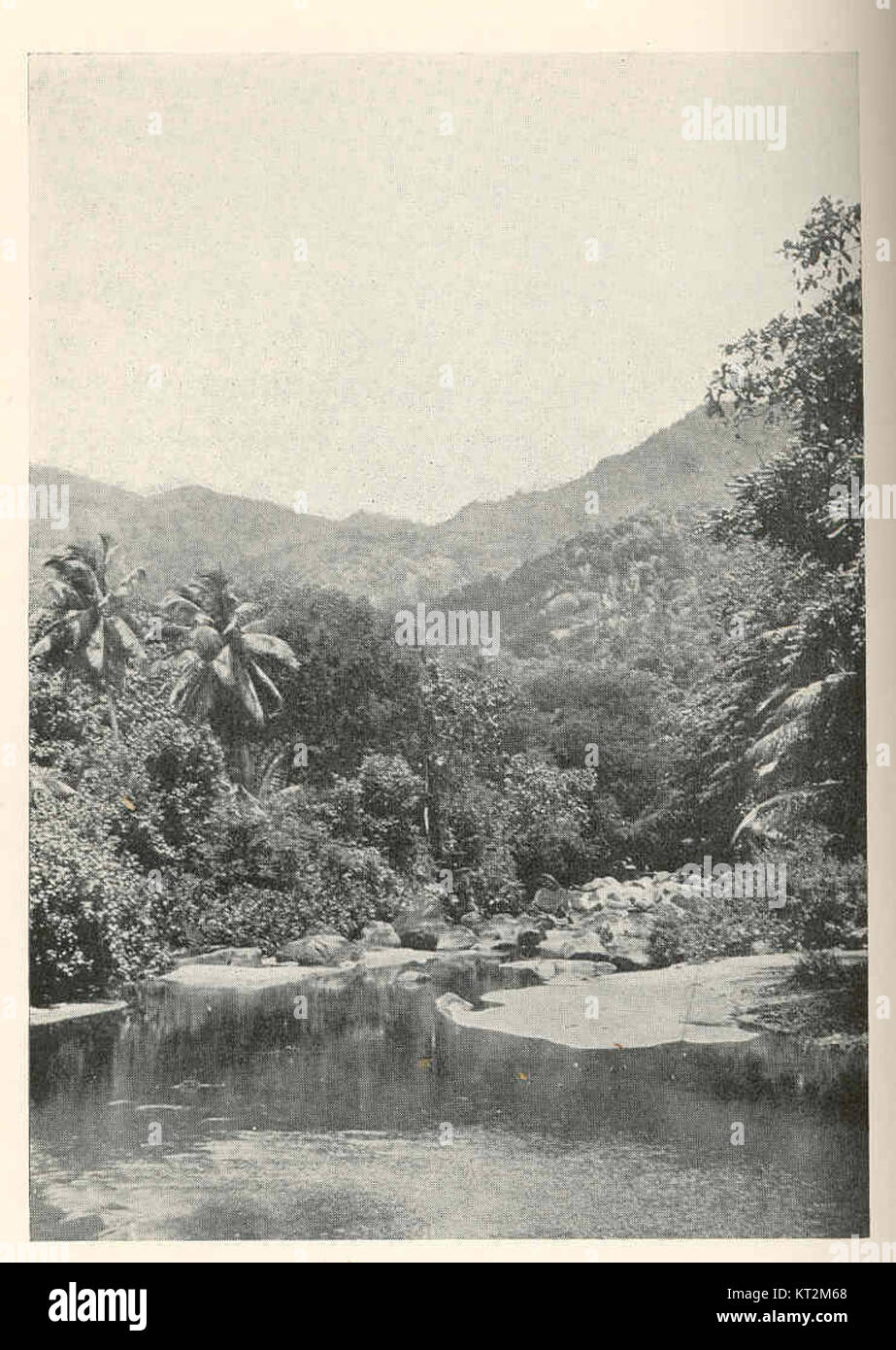 This photograph depicts the scenic river near Port Victoria, the ...