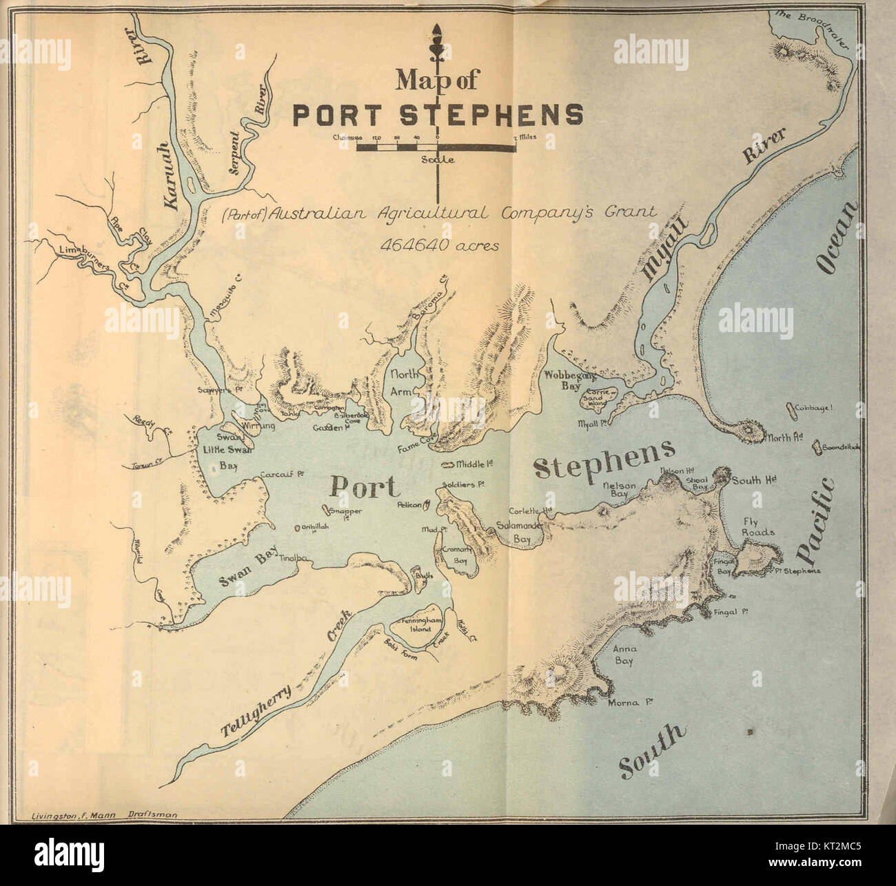 Map number 36616 depicting Port Stevens, providing geographical details ...
