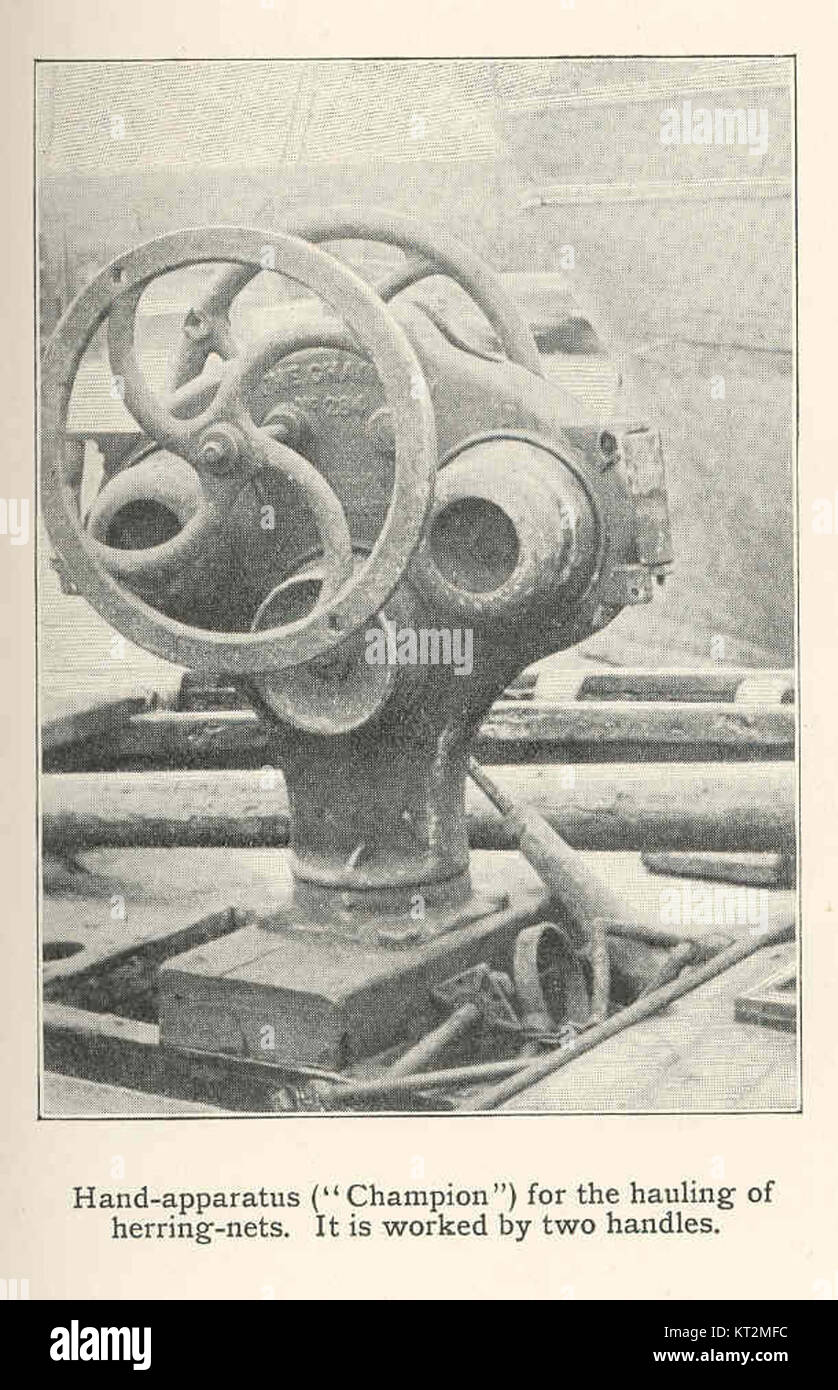 The hand-apparatus ('Champion') for hauling herring-nets is a ...