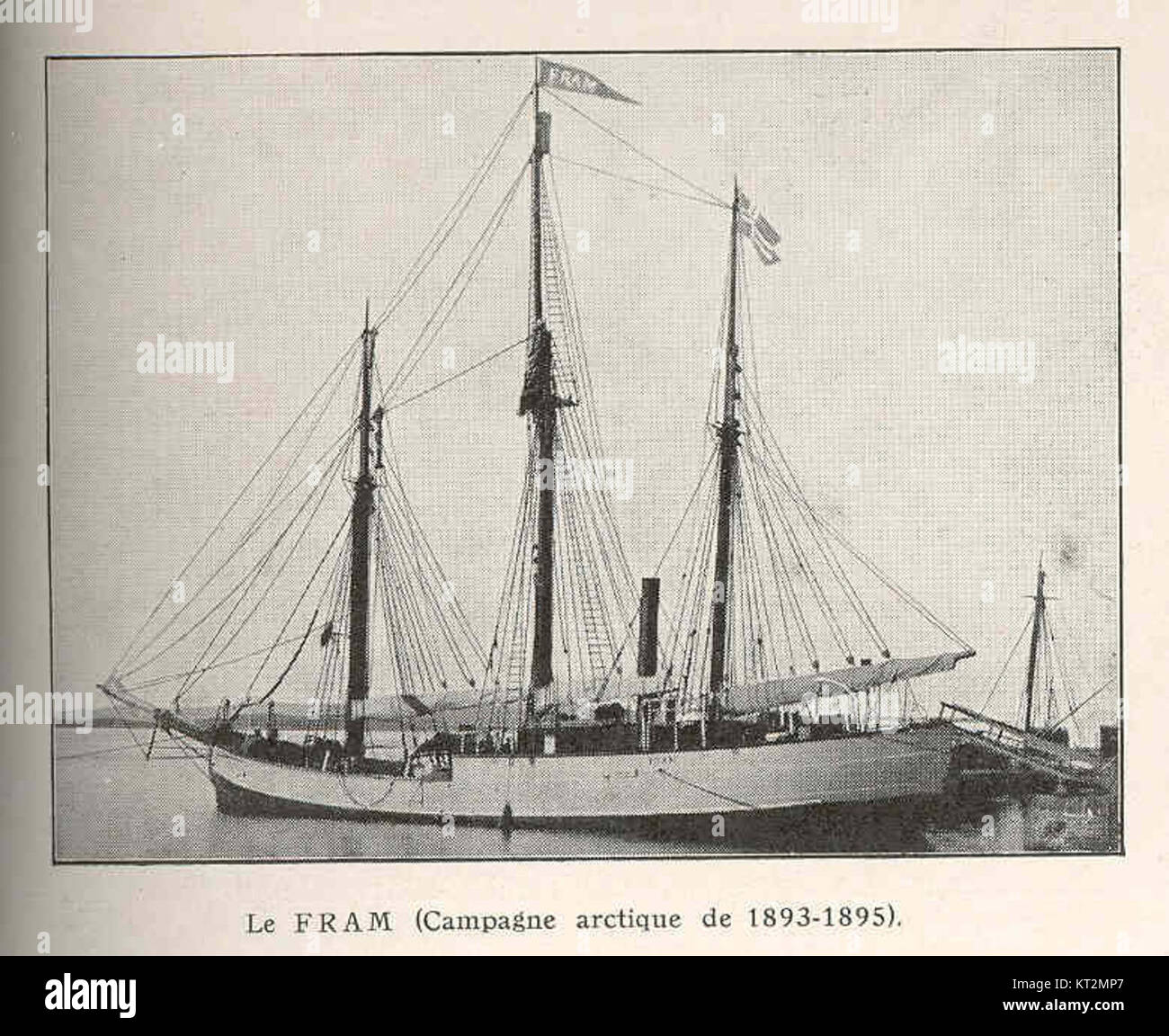 The Fram was a polar exploration ship used in the Arctic campaign from ...
