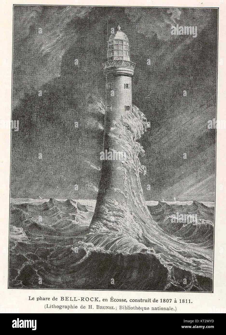Phare de Bell-Rock, located in Scotland, is a historic lighthouse built ...
