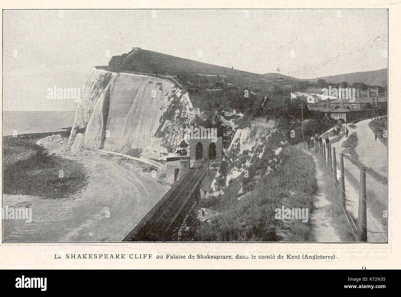 Shakespeare Cliff, located in Kent, England, is a famous landmark known ...