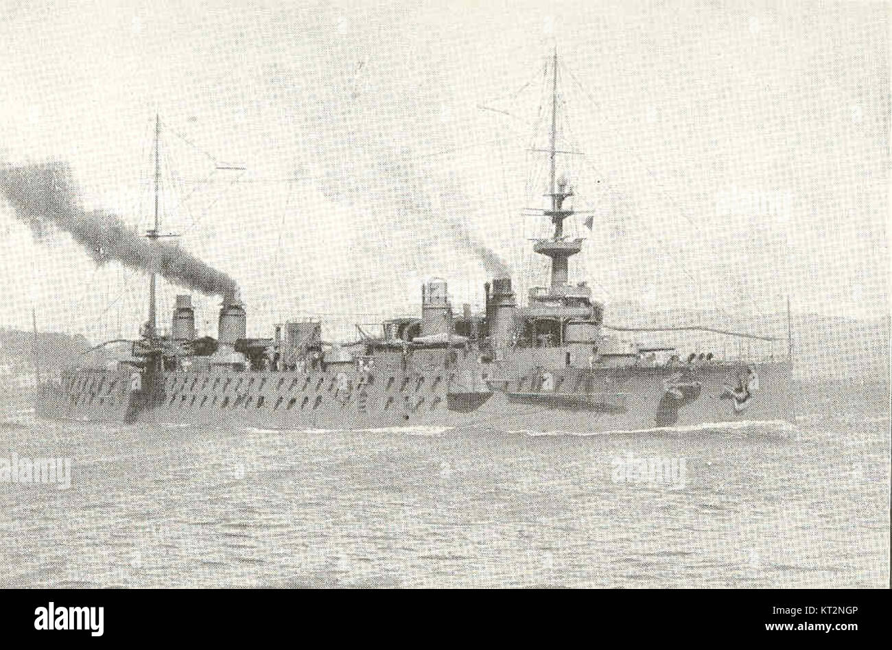 The 'Croiseur-Cuirasse Gloire' was a French armored cruiser, a ...