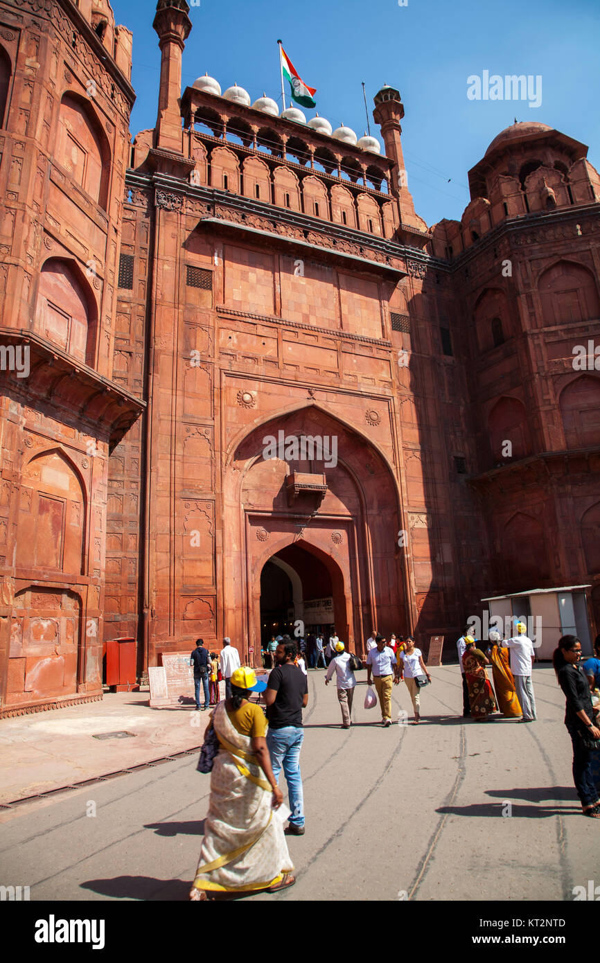 Red fort delhi hi-res stock photography and images - Alamy