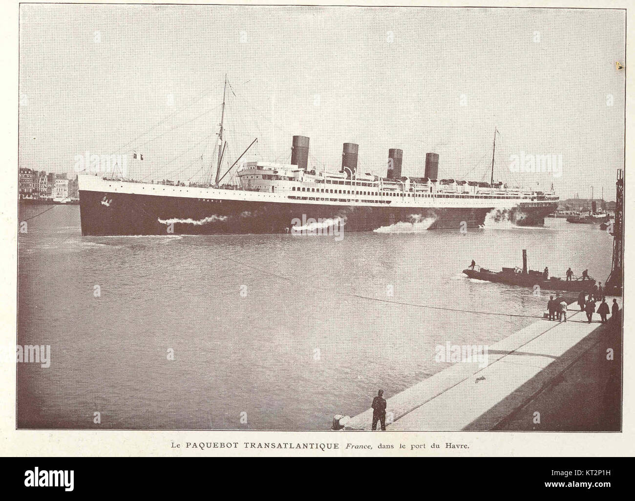 Paquebot transatlantique france hi-res stock photography and images - Alamy