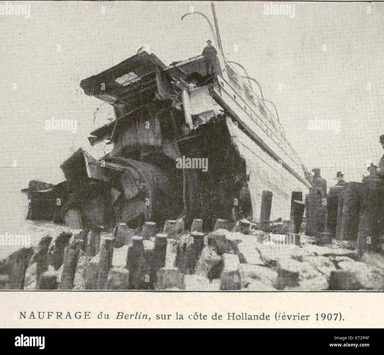 This historical event details the shipwreck of the Berlin on the coast ...