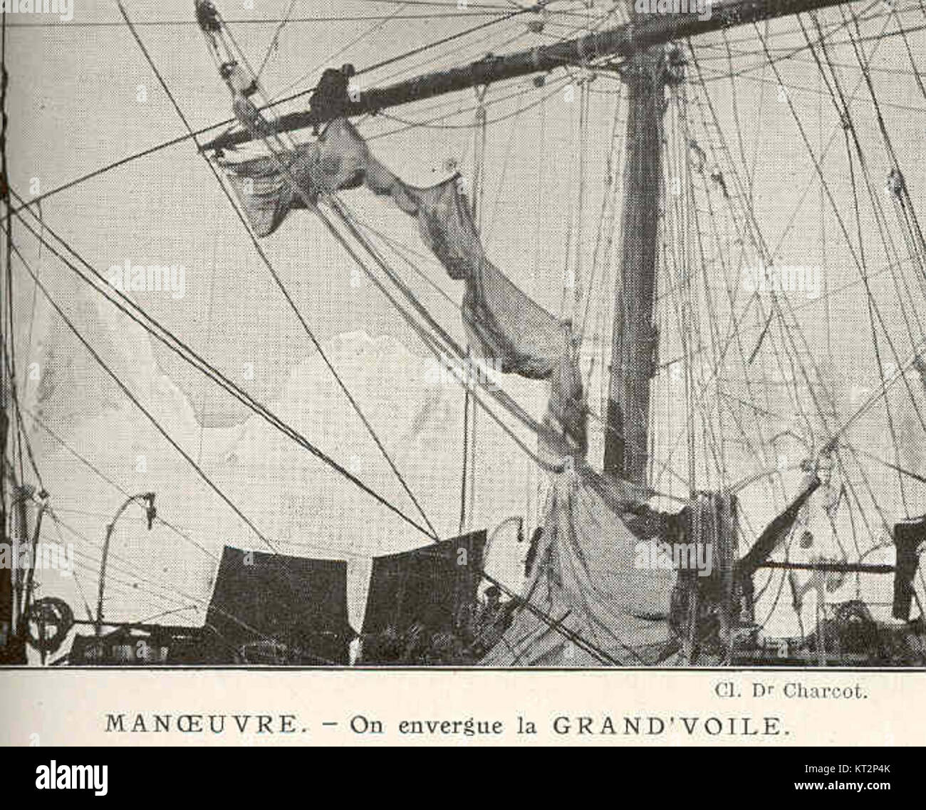 The title refers to a nautical maneuver in sailing, specifically ...