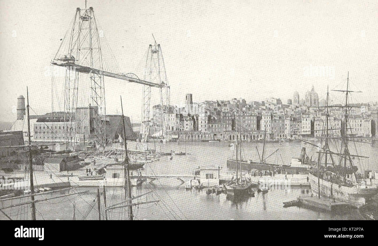 The Pont Transbordeur is a historical bridge in Marseille, France ...