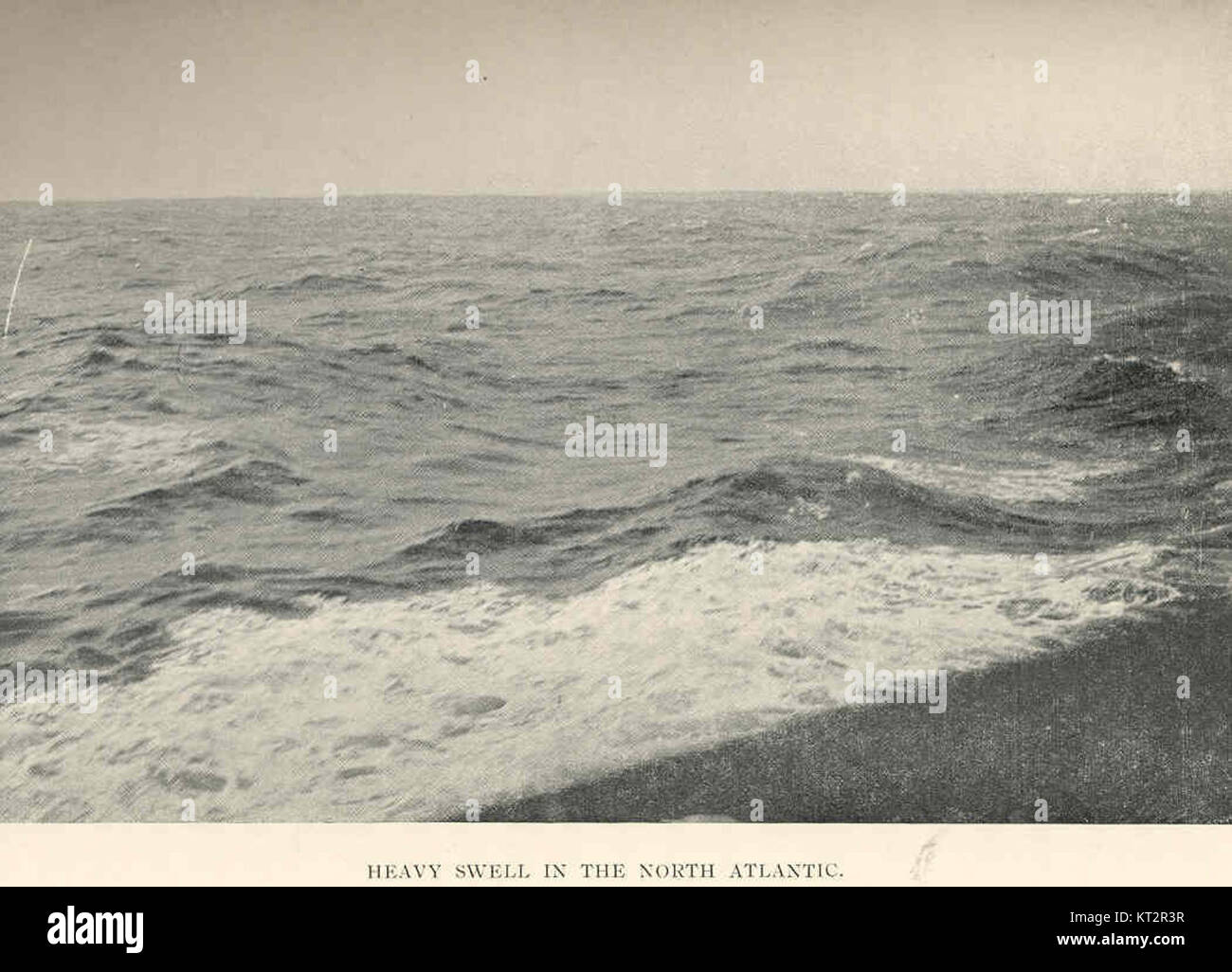 A heavy swell in the North Atlantic creates challenging sea conditions ...