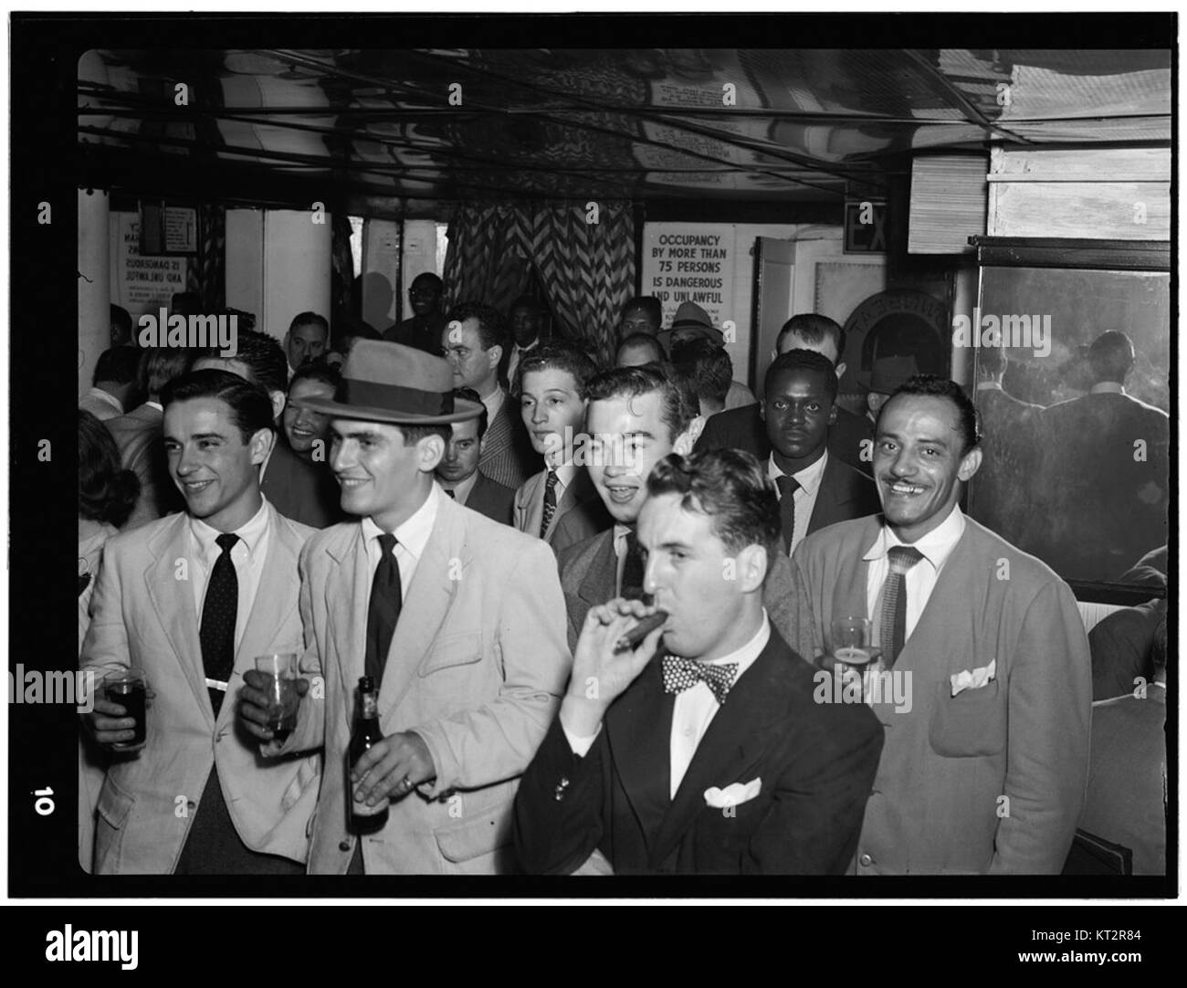 The 1948 Downbeat photo from New York captures the jazz culture of the ...
