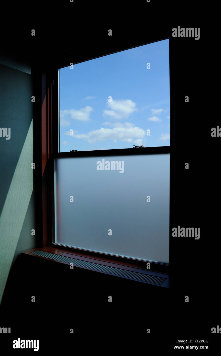 Window with clouds - Empire State Building Stock Photo - Alamy