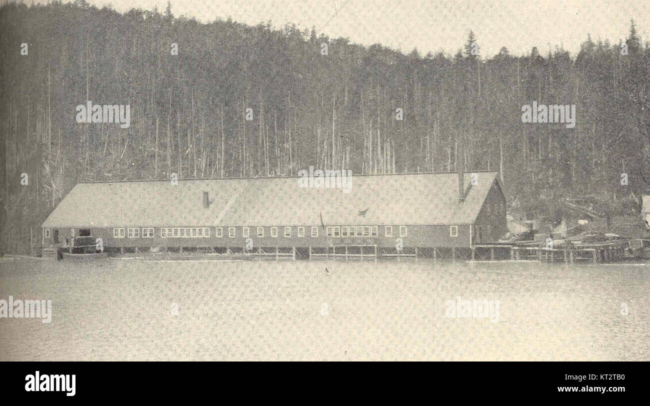 38777 Salmon Cannery, Hunter Bay Stock Photo - Alamy