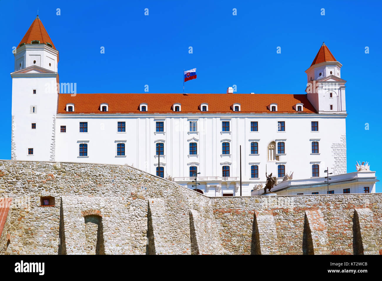 Old White Castle Stock Photo - Alamy
