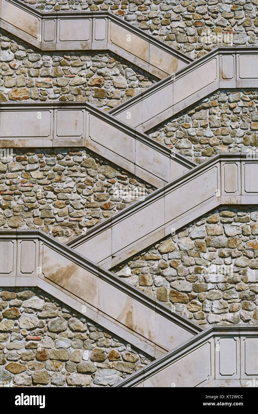 Stair to the Castle Stock Photo - Alamy