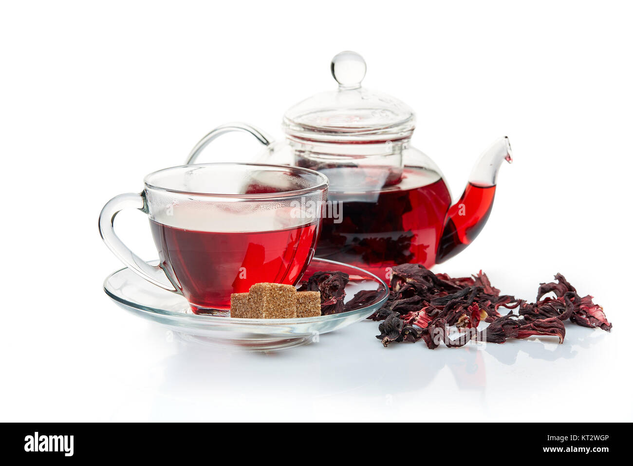 Hibiscus, herbal tea Stock Photo - Alamy
