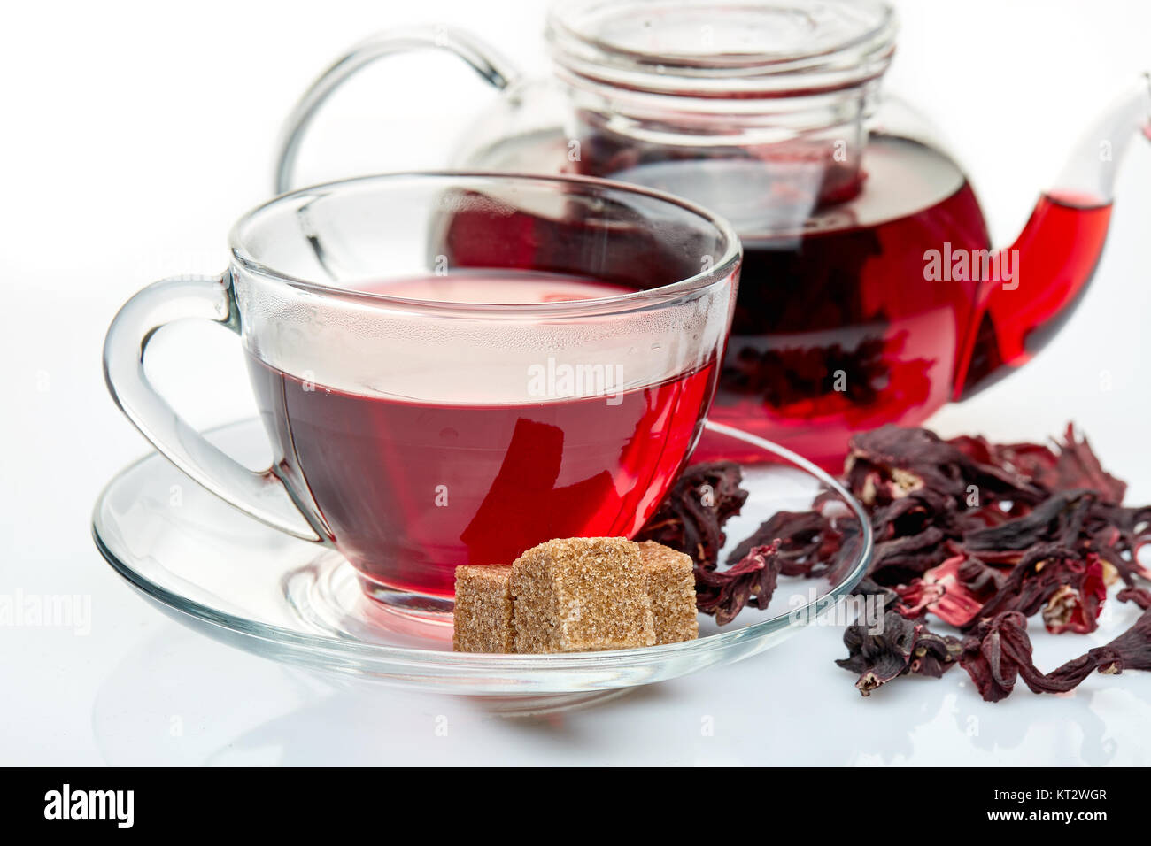 Hibiscus, herbal tea Stock Photo - Alamy