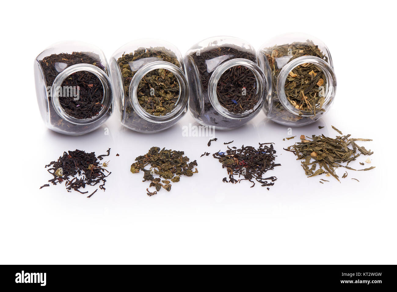 Assortment of dry tea Stock Photo - Alamy