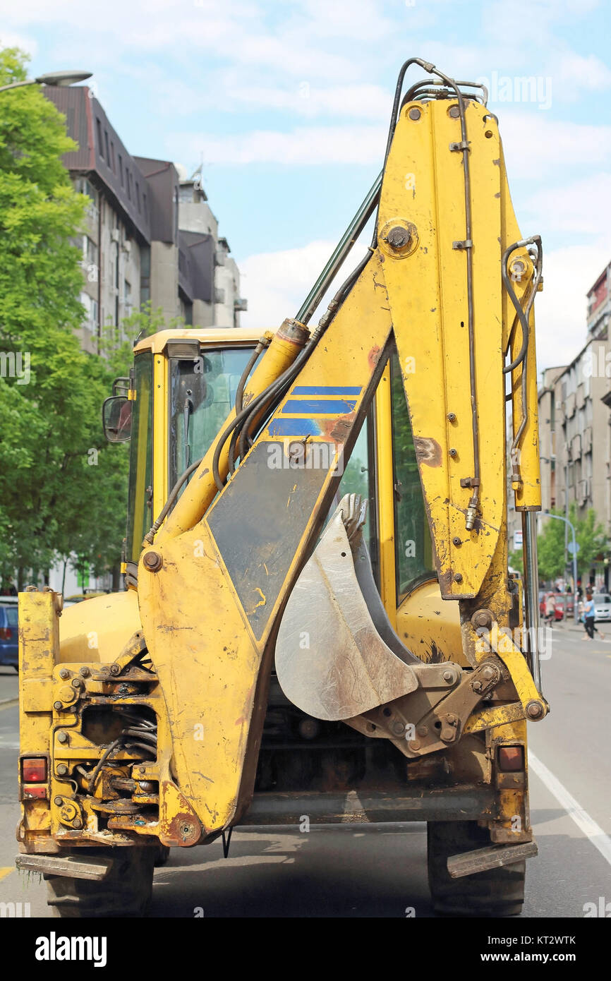 Industrial digger machine Stock Photo - Alamy