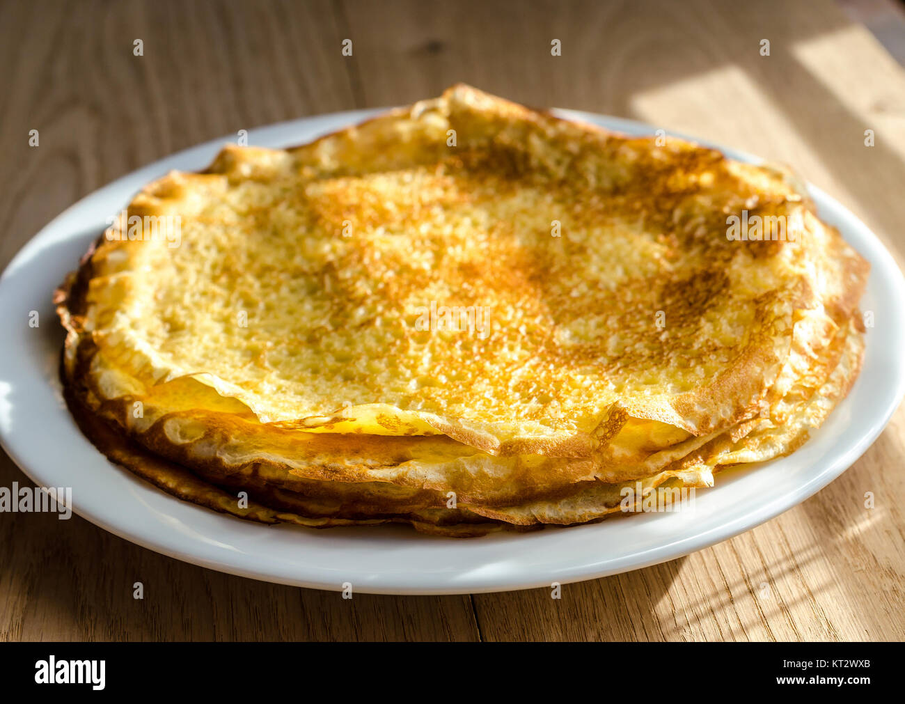 Pile of crepes Stock Photo - Alamy