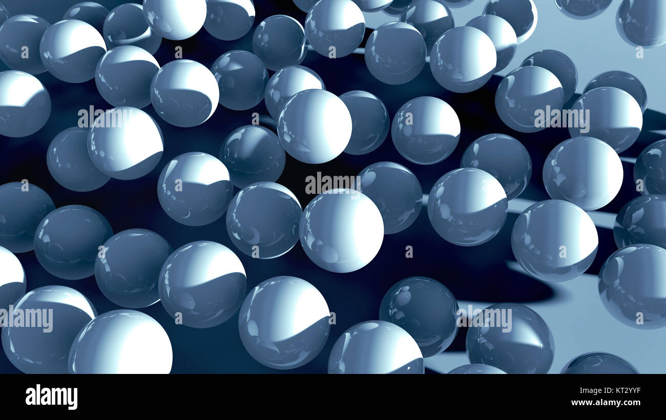 Realistic balls lie on the floor Stock Photo - Alamy