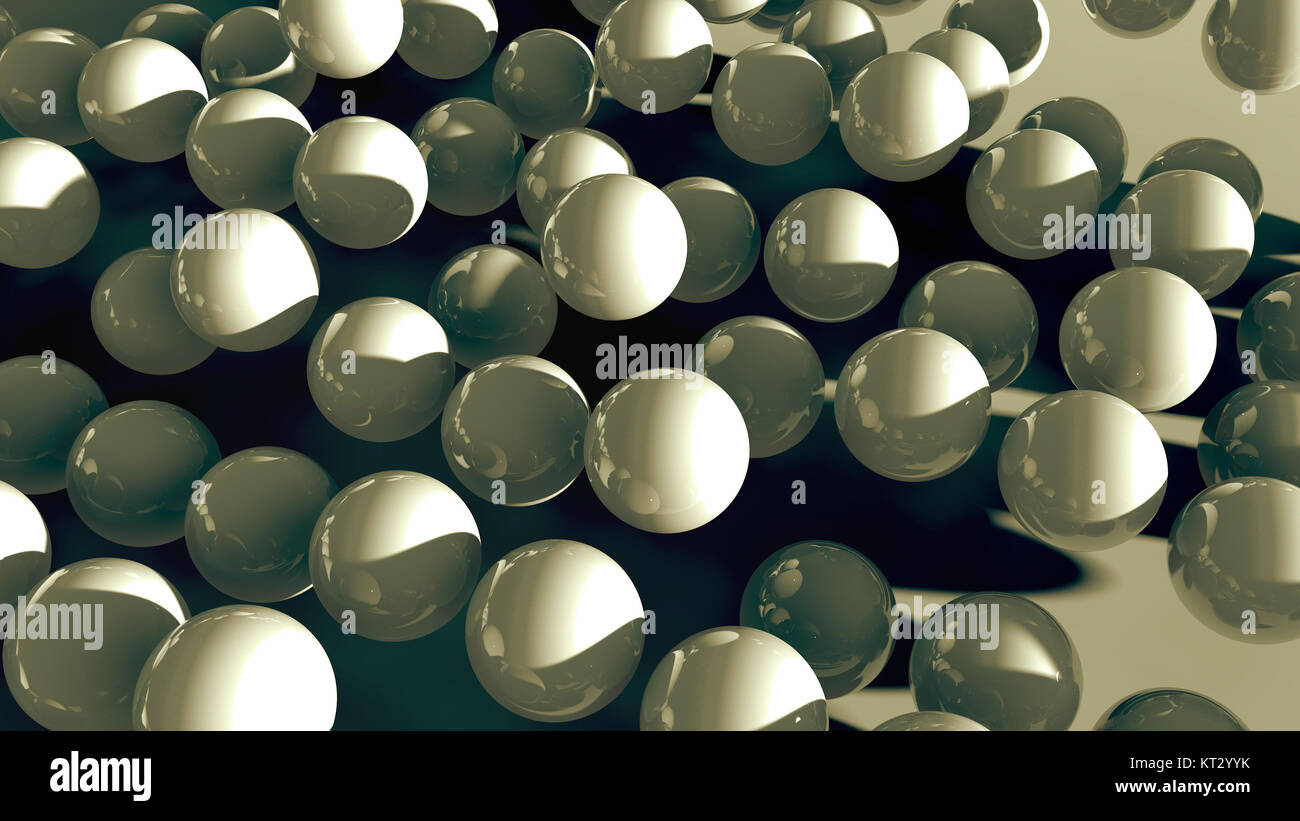 Realistic balls lie on the floor Stock Photo - Alamy