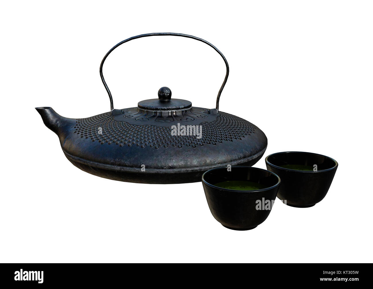 3D Rendering Japanese Tea Stock Photo - Alamy