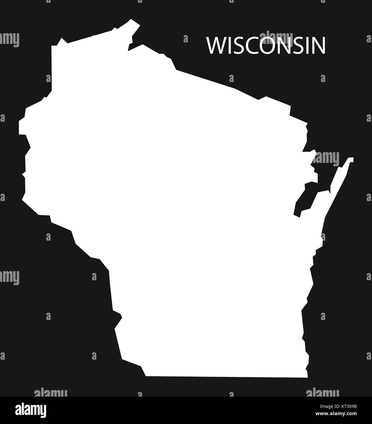 Map of wisconsin counties hi-res stock photography and images - Alamy