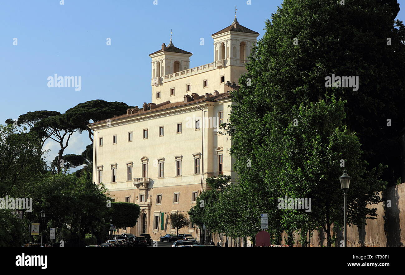 View of the Villa Medici in Rome, Italy Stock Photo - Alamy