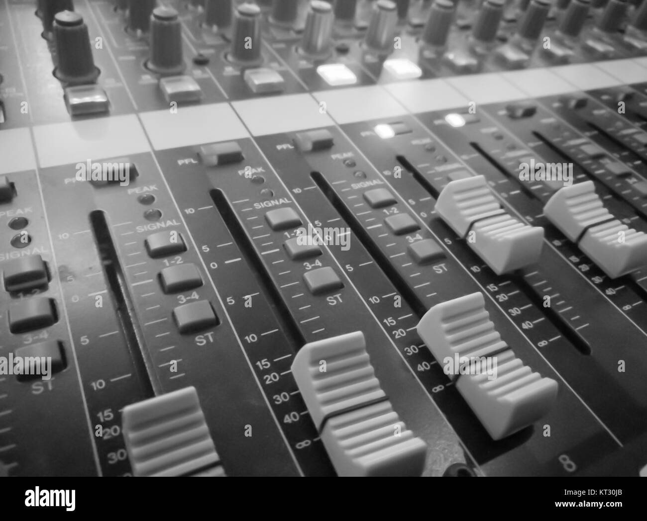 audio mixer, music equipment Stock Photo - Alamy