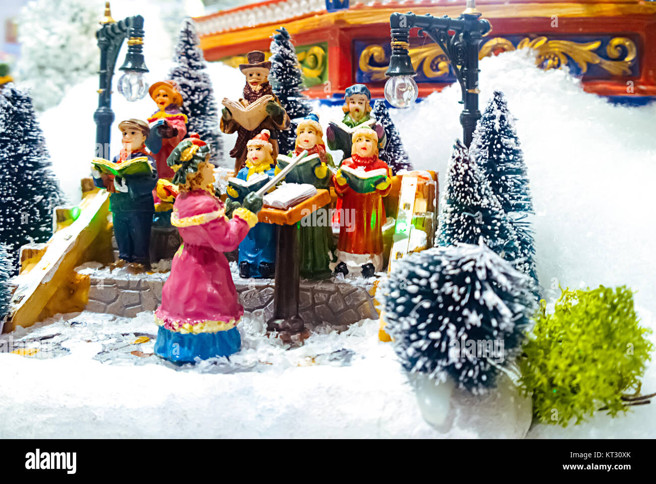 Model village christmas hi-res stock photography and images - Alamy