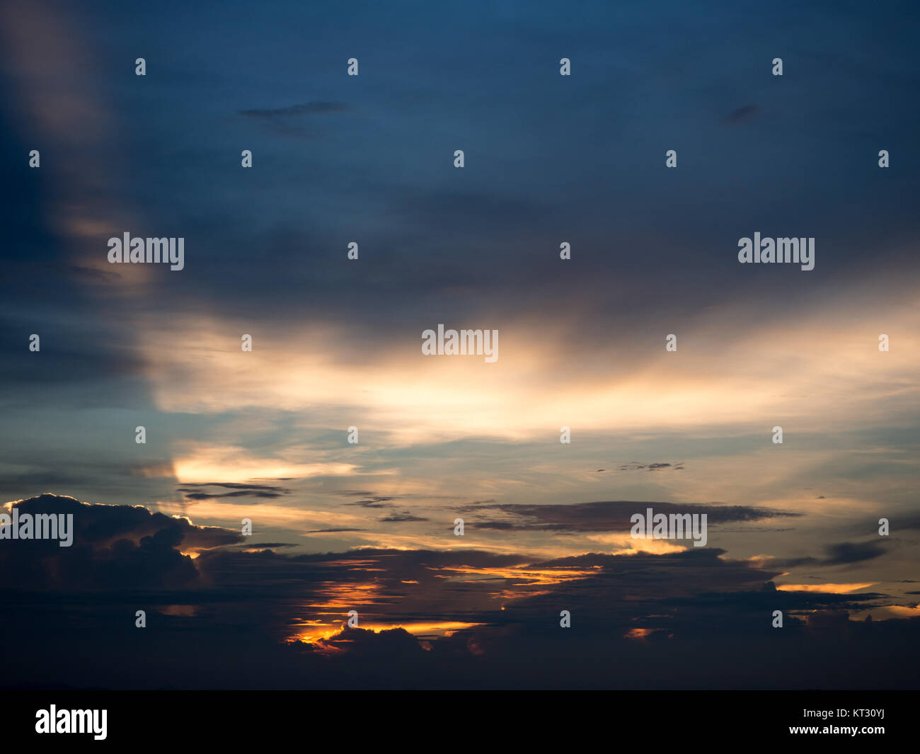 Sunset sky background Stock Photo - Alamy